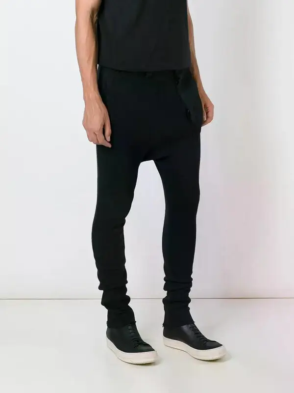 THOM KROM Ribbed Drop-crotch Trousers
