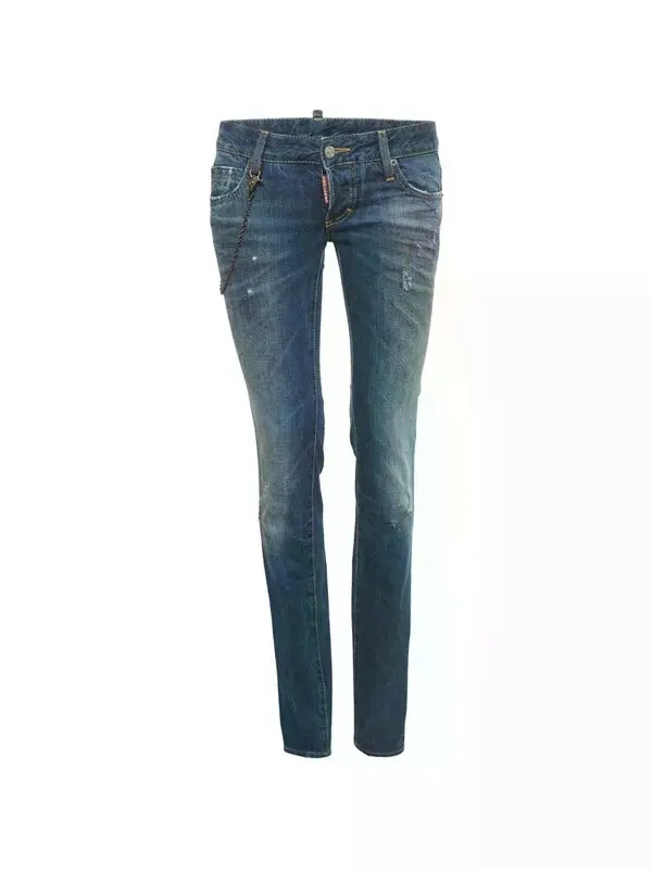 Dsquared2 Denim Distressed Slim Fit Jeans