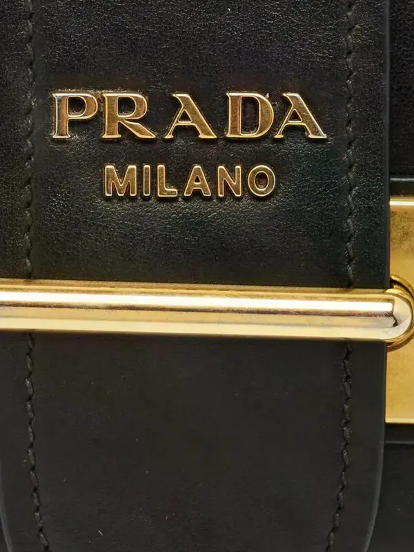 Prada Cahier Leather Belt Bag