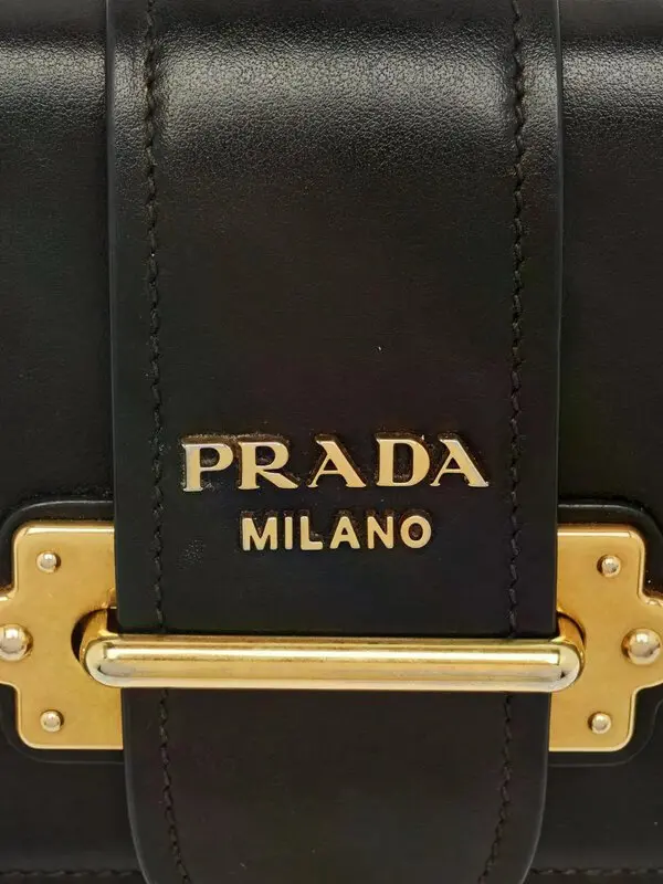 Prada Cahier Leather Belt Bag