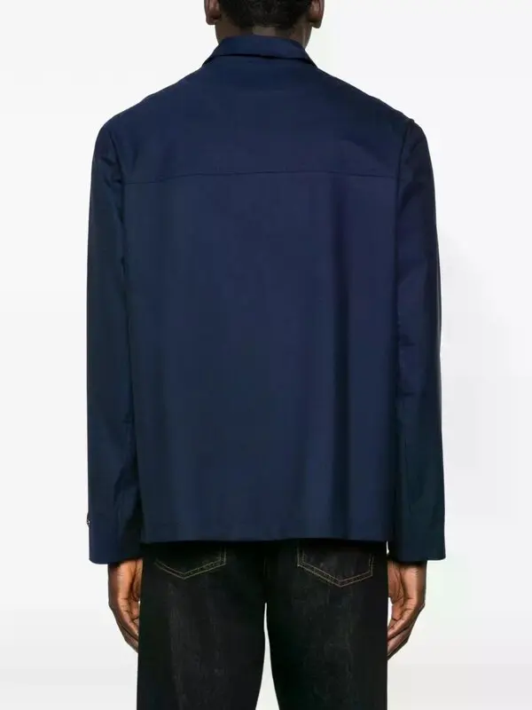 Brunello Cucinelli Flap-pockets Jacket - Blue