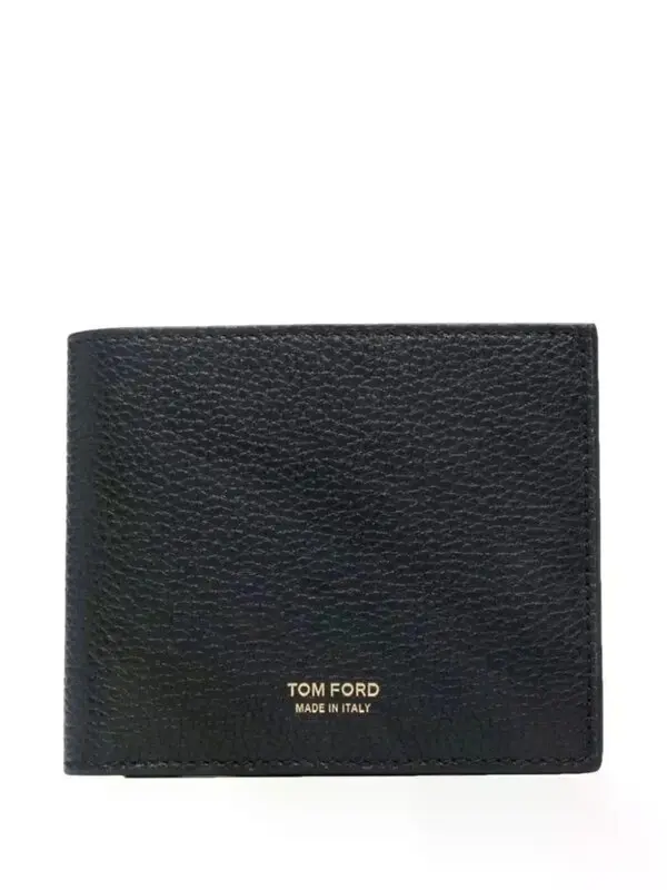TOM FORD Logo-detail Leather Wallet - Black