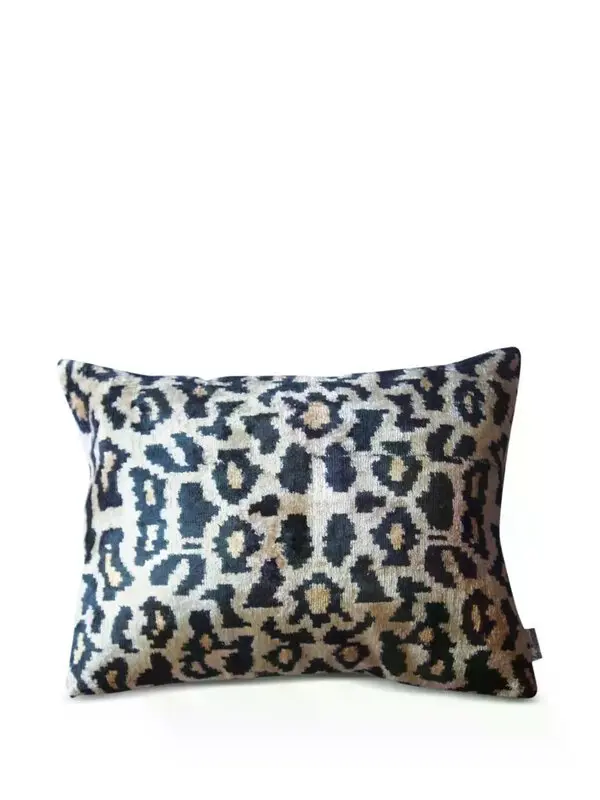 LES-OTTOMANS Animal-print Cushion - Neutrals