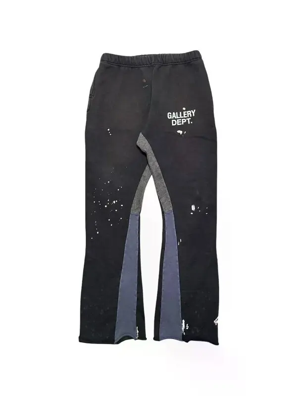 GALLERY DEPT. Gd Painted Flare Track Pants - Black