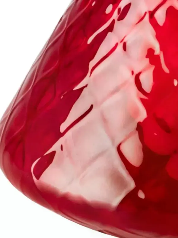 VENINI Lele Glass Candle Holder - Red