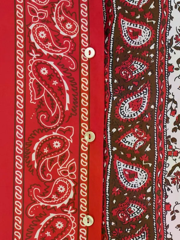 P.a.r.o.s.h Paisley Pattern Shirt - Red