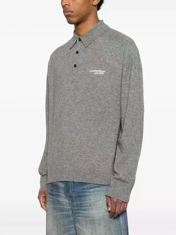 Acne Studios Wool Knit Polo