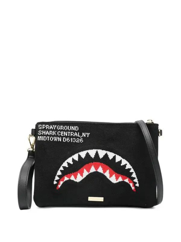 SPRAYGROUND Shark-graphic Clutch