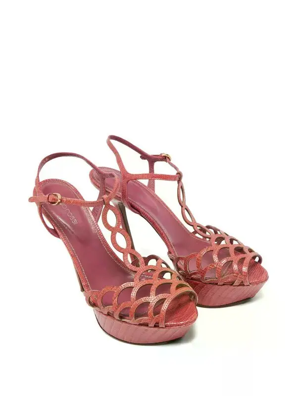 SERGIO ROSSI Cut-out Platform Sandals