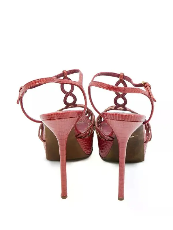 SERGIO ROSSI Cut-out Platform Sandals