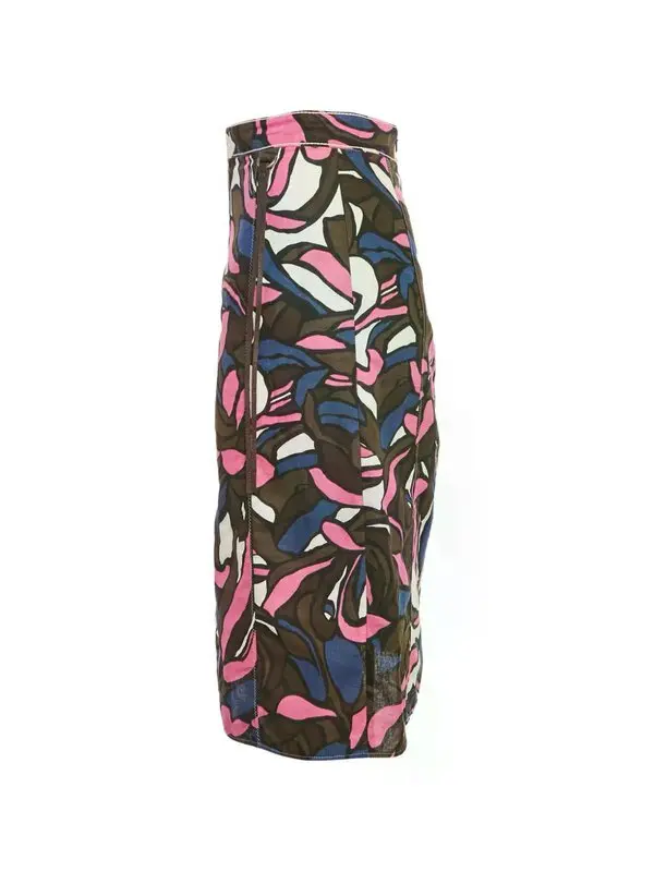Max Mara Floral-print Skirt