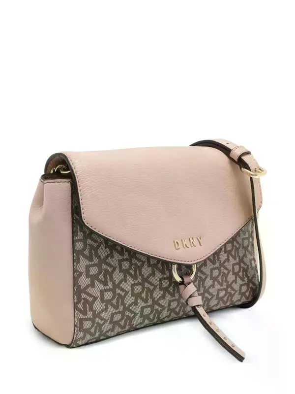Dkny Monogram Leather Shoulder Bag