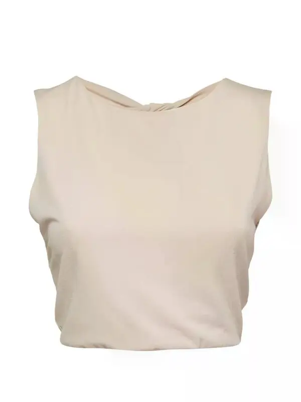 Alice + Olivia Twist Open-back Top