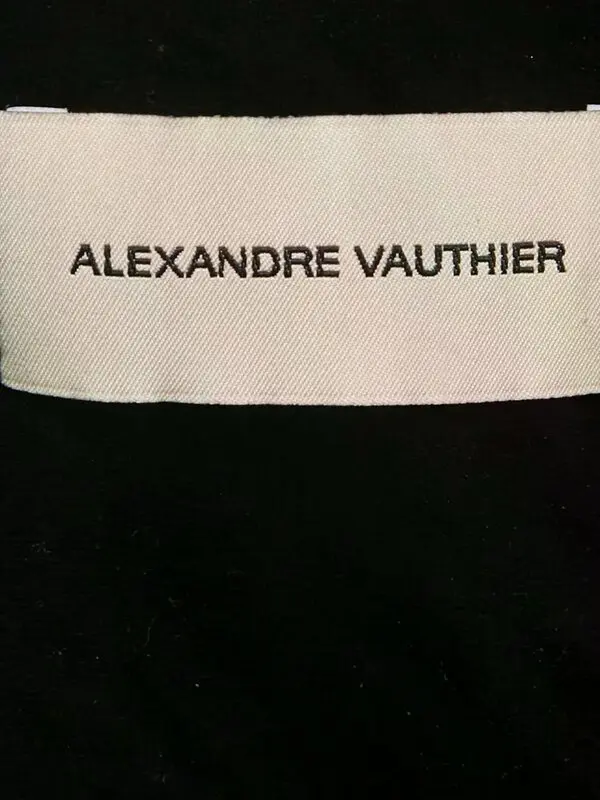 Alexandre Vauthier Velvet Asymmetric Mini Skirt