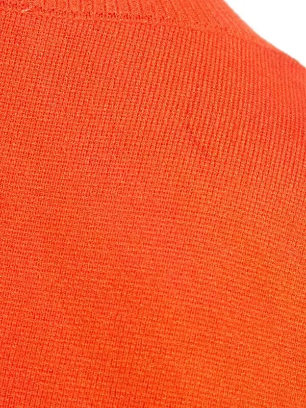 COURREGES Ribbed-knit Turtleneck Dress