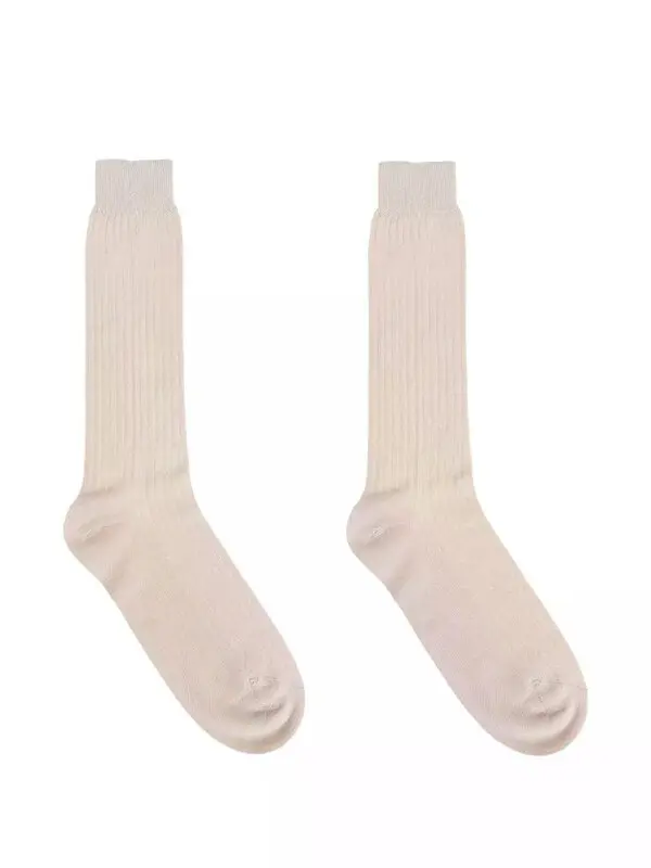 Eleventy Ribbed Socks - Neutrals