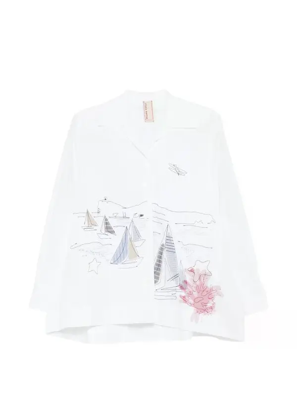 Antonio Marras Robespierre Vela Printed Shirt - White