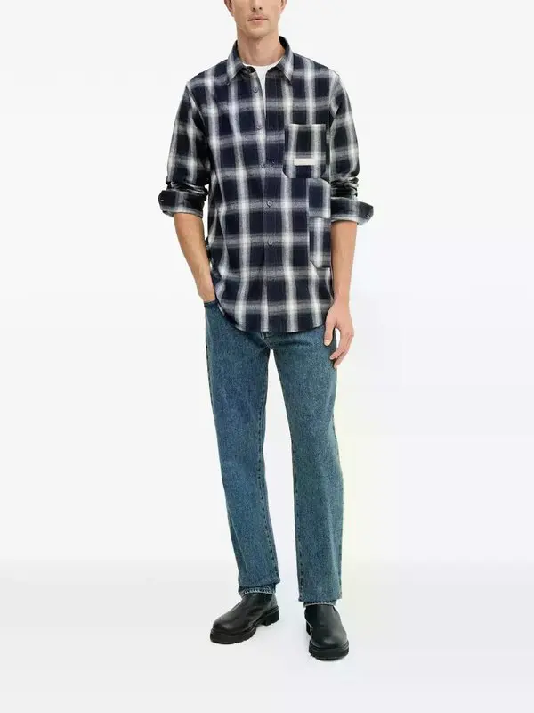 Armani Exchange Check-pattern Pocket Shirt