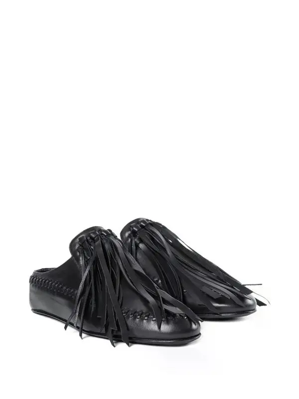 ANN DEMEULEMEESTER Fringe Soft Loafers