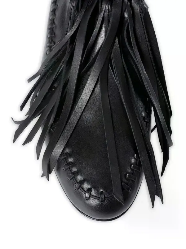 ANN DEMEULEMEESTER Fringe Soft Loafers
