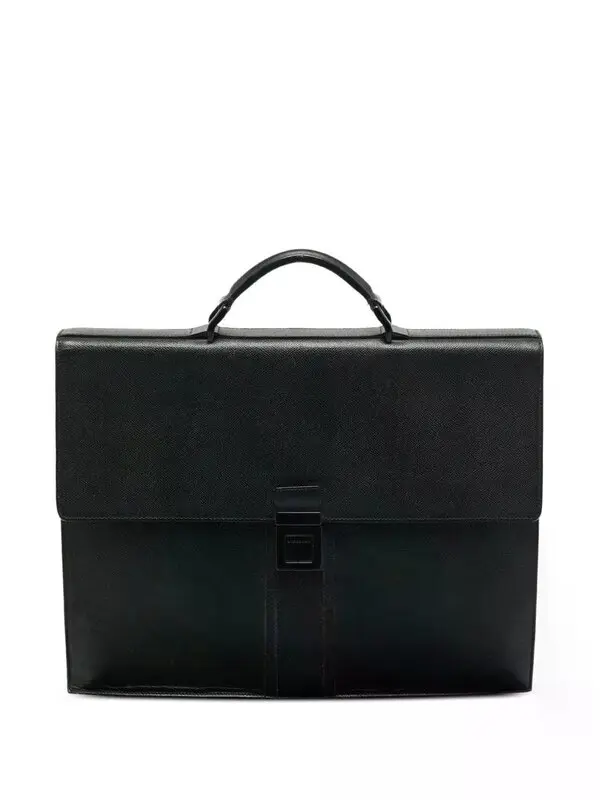 Burberry Leather Briefcase - Black