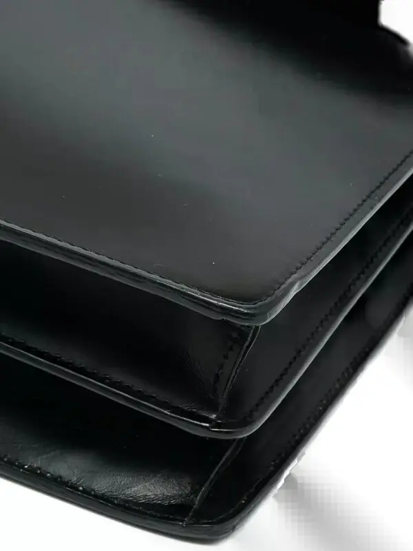 Dunhill Logo-detail Leather Briefcase