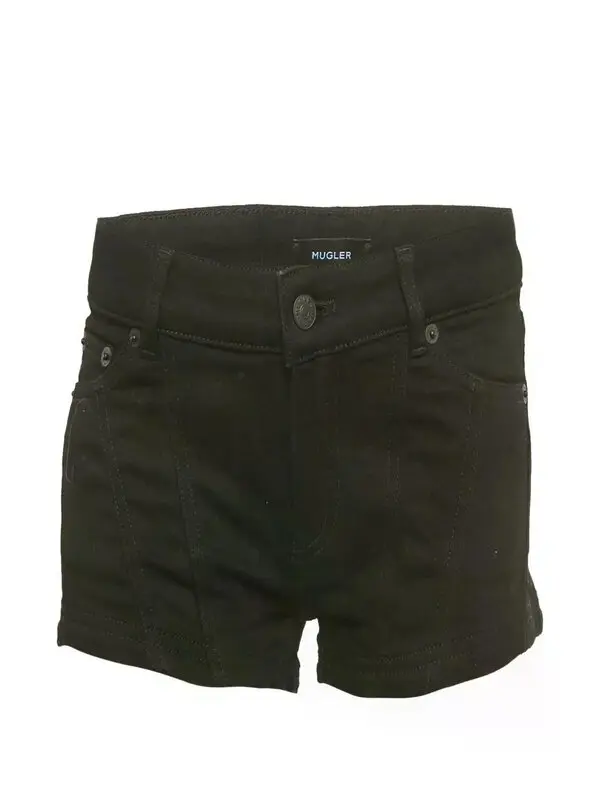 Thierry Mugler Multiple-pocket Denim Shorts