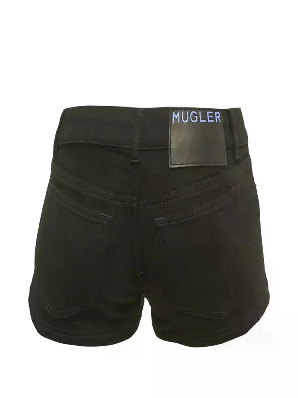 Thierry Mugler Multiple-pocket Denim Shorts