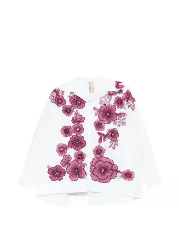 Antonio Marras Robespierre Floral-embellished Shirt - White