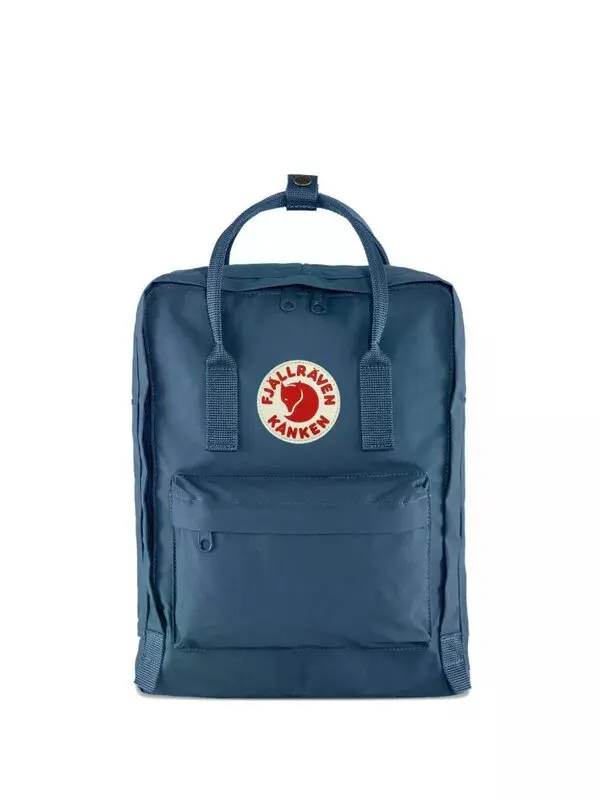 Fjallraven Logo-patch Zip Backpack - Blue