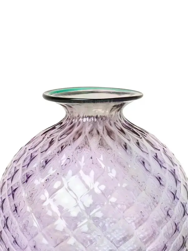 VENINI Monofiore Balloton Diamond-pattern Vase