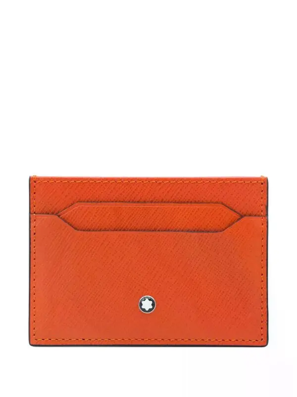 Montblanc Leather Cardholder - Orange