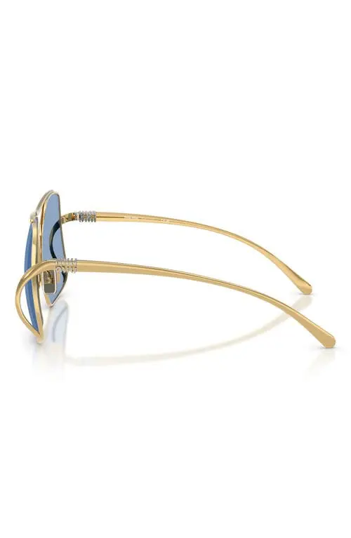 Miu Miu 57mm Square Sunglasses