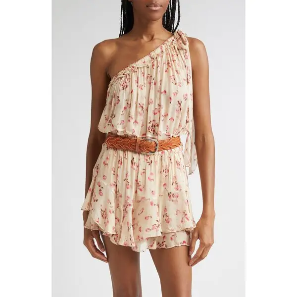Isabel Marant Étoile Loeva One-shoulder Tiered Tunic