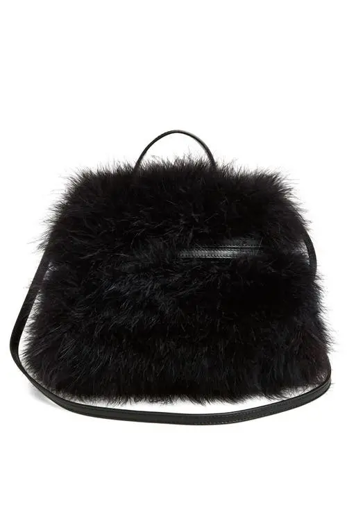 Moschino Feather Handbag