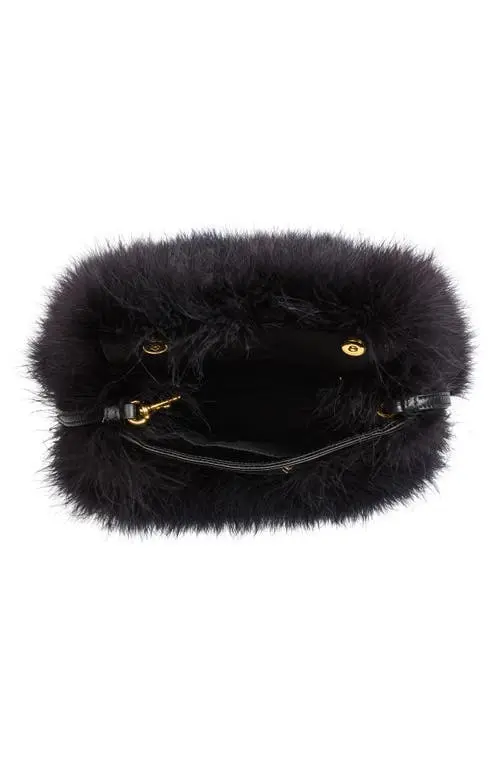 Moschino Feather Handbag