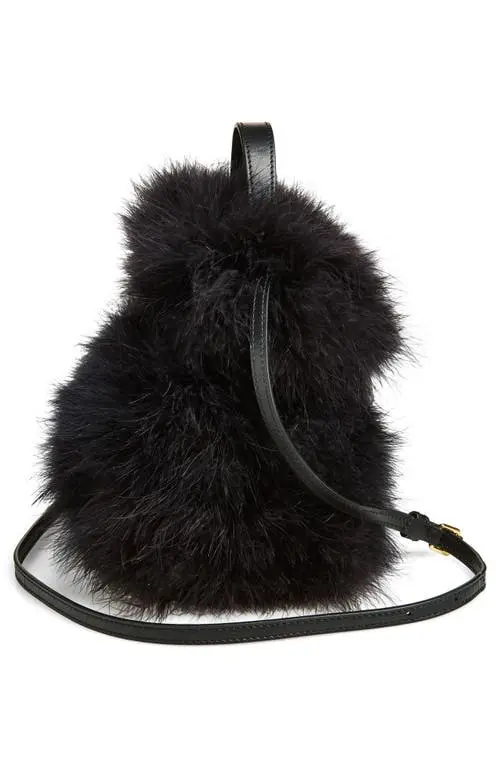 Moschino Feather Handbag