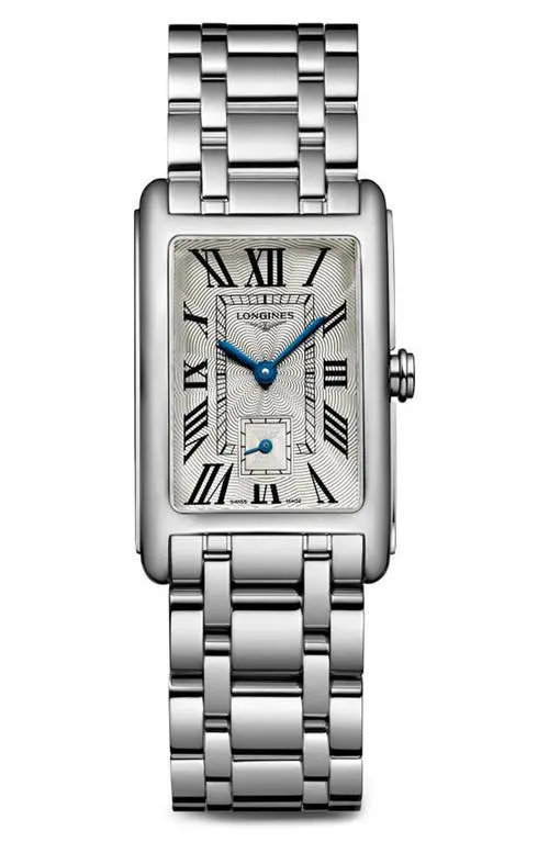 LONGINES Dolcevita Rectangular Bracelet Watch - Silver