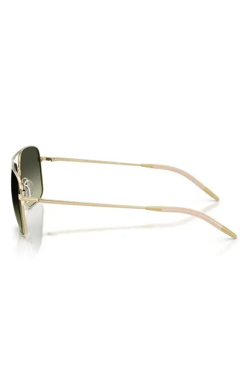 Oliver Spencer Clifton 58mm Gradient Rectangular Sunglasses