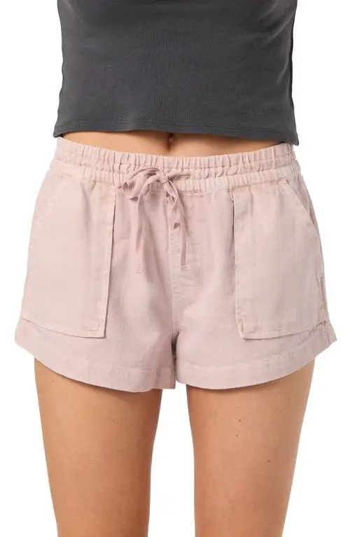 O'Neill Cotton Twill Drawstring Shorts - Misty Rose