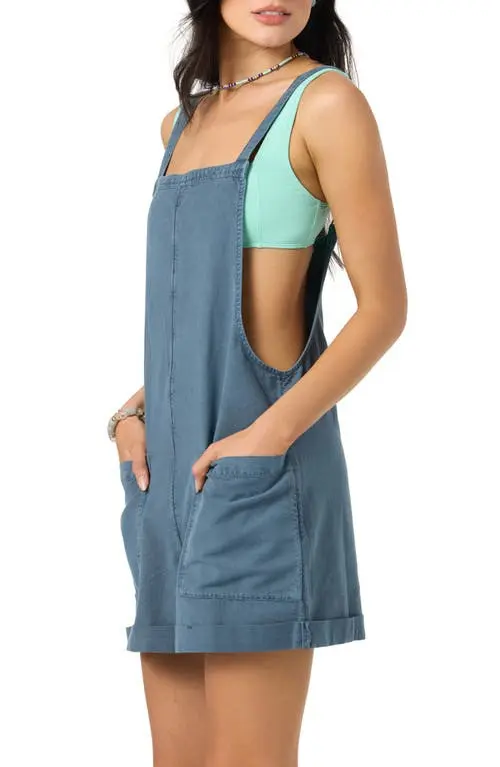 O'Neill Summerlin 2 Cotton & Linen Shortalls - Slate