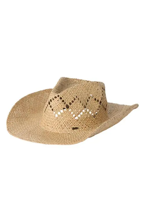 O'Neill Indio Straw Cowboy Hat - Natural