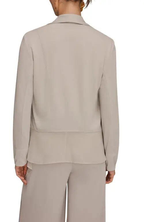 Donna Karan New York Mixed Media Jacket - Tuscan Grey