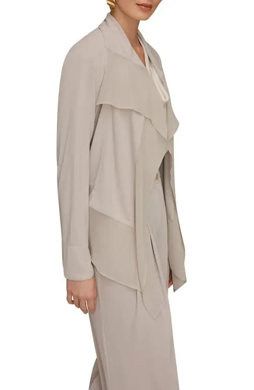 Donna Karan New York Mixed Media Jacket - Tuscan Grey