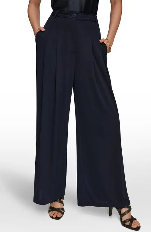 Donna Karan New York Pleated Wide-leg Pants