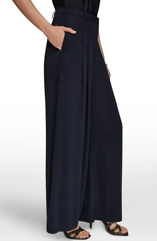 Donna Karan New York Pleated Wide-leg Pants