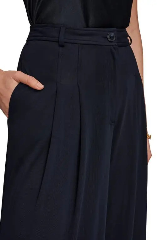 Donna Karan New York Pleated Wide-leg Pants