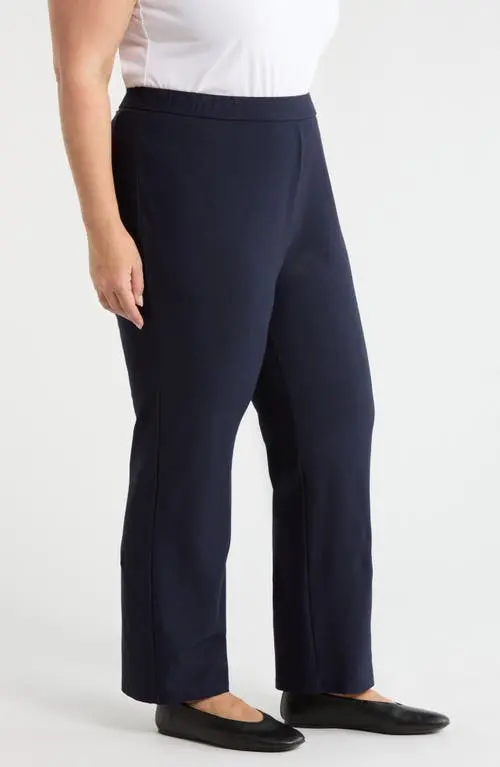 Eileen Fisher Stretch Crepe Kick Flare Ankle Pants