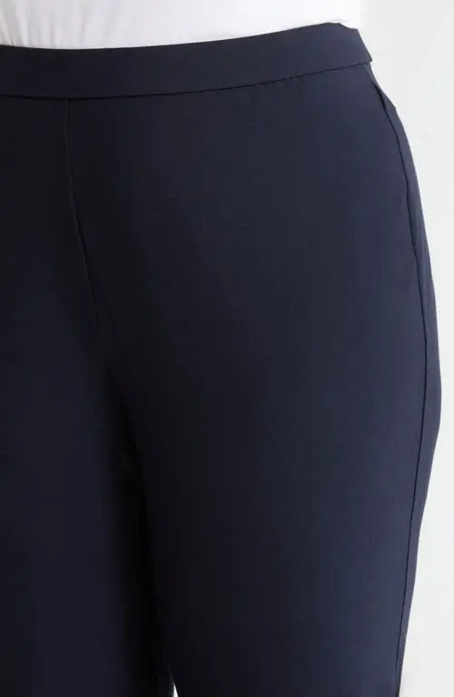 Eileen Fisher Stretch Crepe Kick Flare Ankle Pants