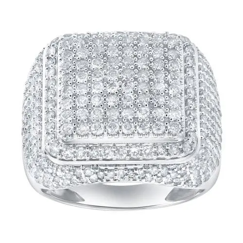 LUVMYJEWELRY 2.40 Ct Diamond 14k Gold Ring - 14k White Gold